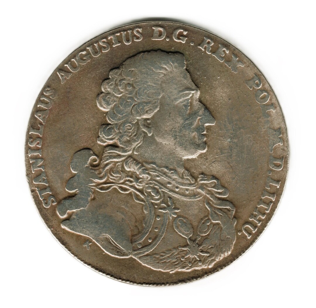 1766 Poland Thaler - Stanislaus Augustus - Copy of Coin - Etsy