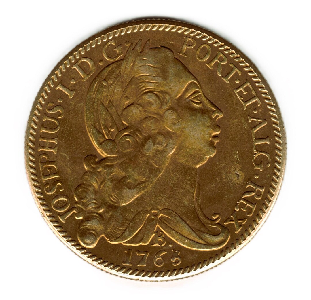 1765 Brazil 6400 Reis - Jose I - Copy of Coin - Etsy