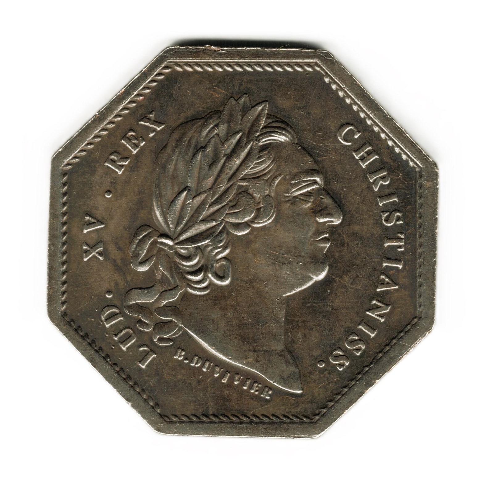 French Octagonal Jeton 1773 - Louis XV - Copy of Token - Etsy