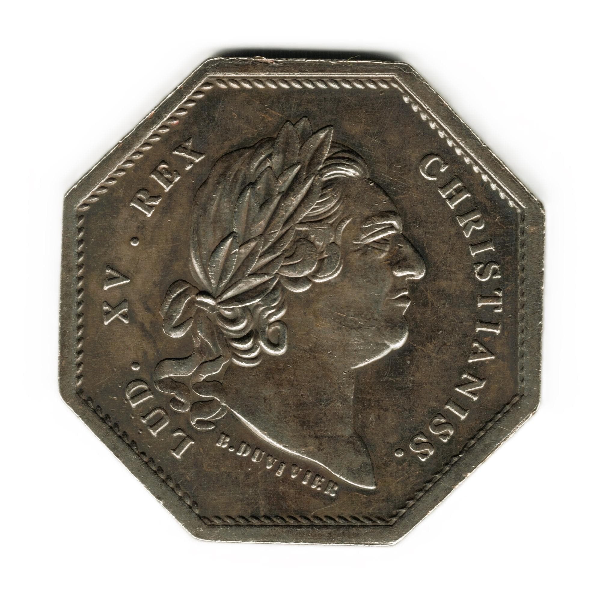 French Octagonal Jeton 1773 - Louis XV - Copy of Token - Etsy
