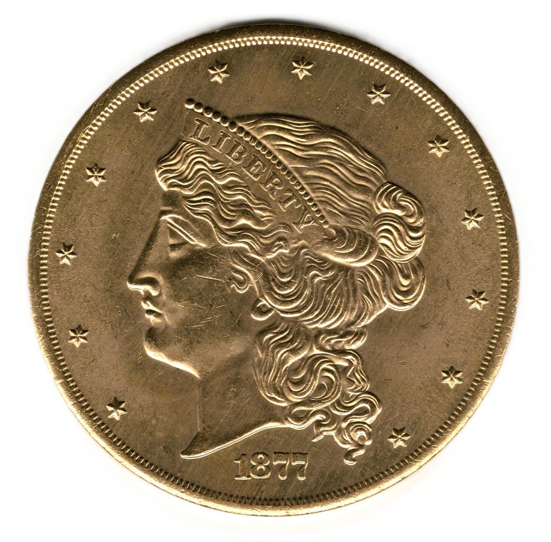 1877 Fifty 50 US Dollars Pattern - Copy of Coin - Etsy