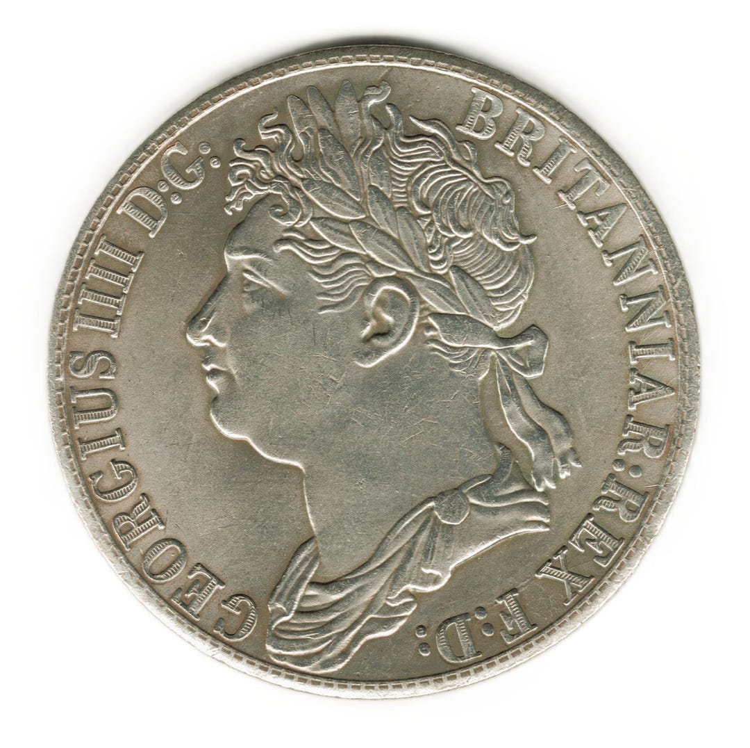 1830 Great Britain - East India Co. Crown - George IV - Copy of Coin - Etsy