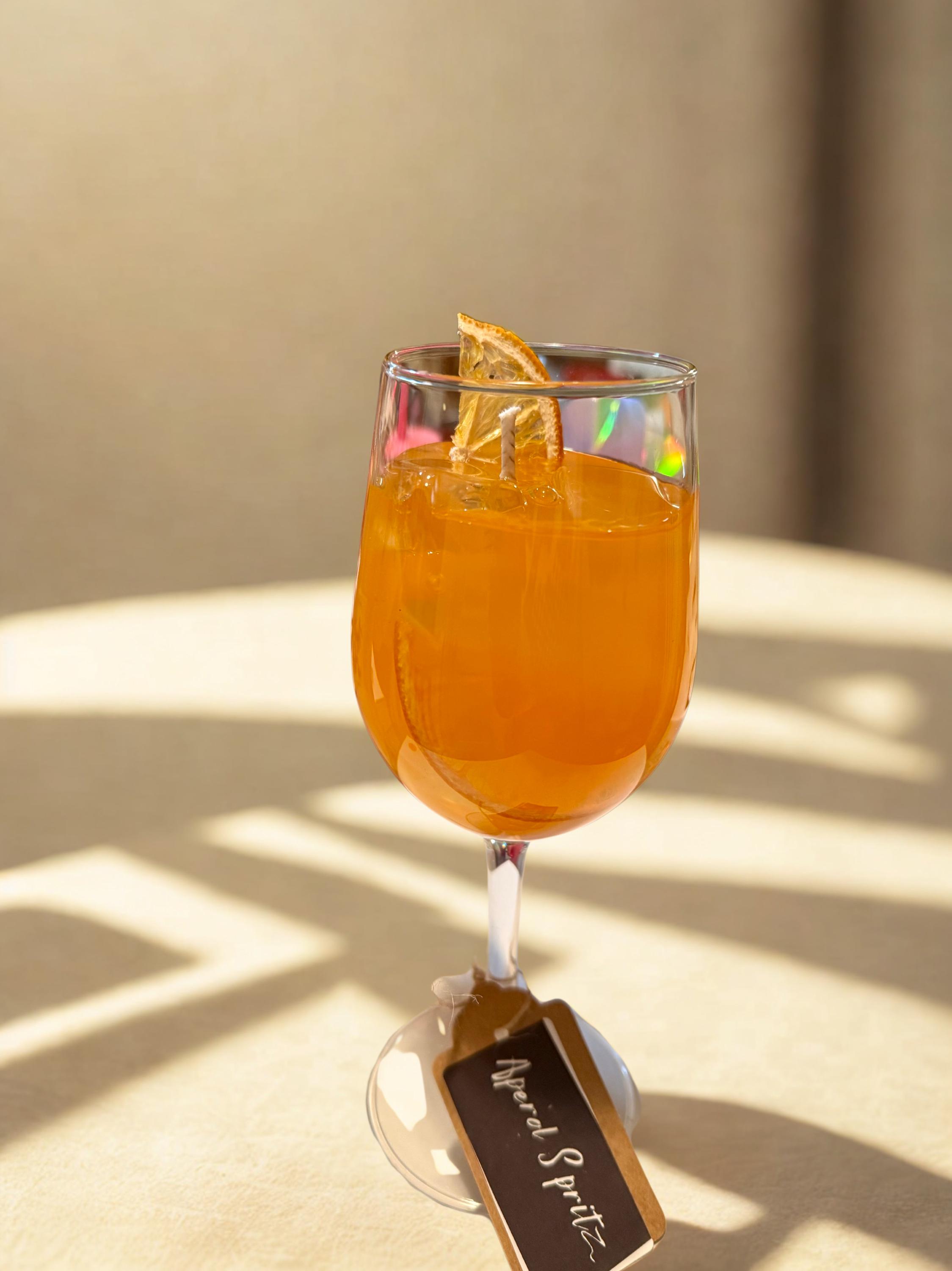 Aperol Spritz Candle - Etsy