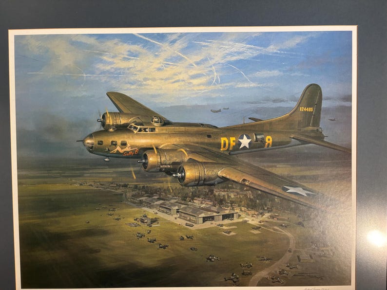 Signed B-17 Flying Fortress Print: WWII Aviation Art, Limited Edition ...