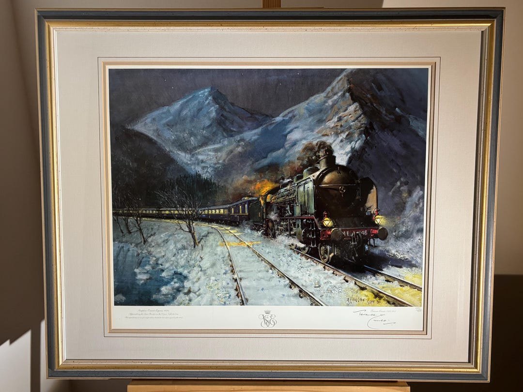 Terence Cuneo Simplon-orient-express Print: Signed Limited Edition ...