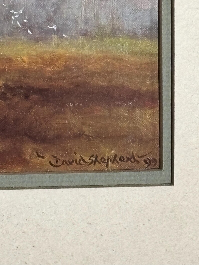 David Shepherd Signed Print: Captain & Sergeant, Framed Countryside ...