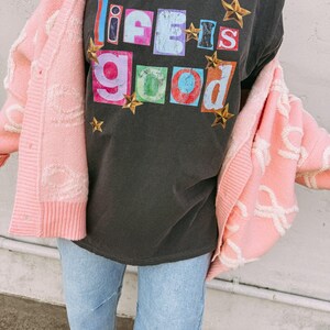 ETTA OG | Life is Good Graphic Tee - Charcoal - Etsy