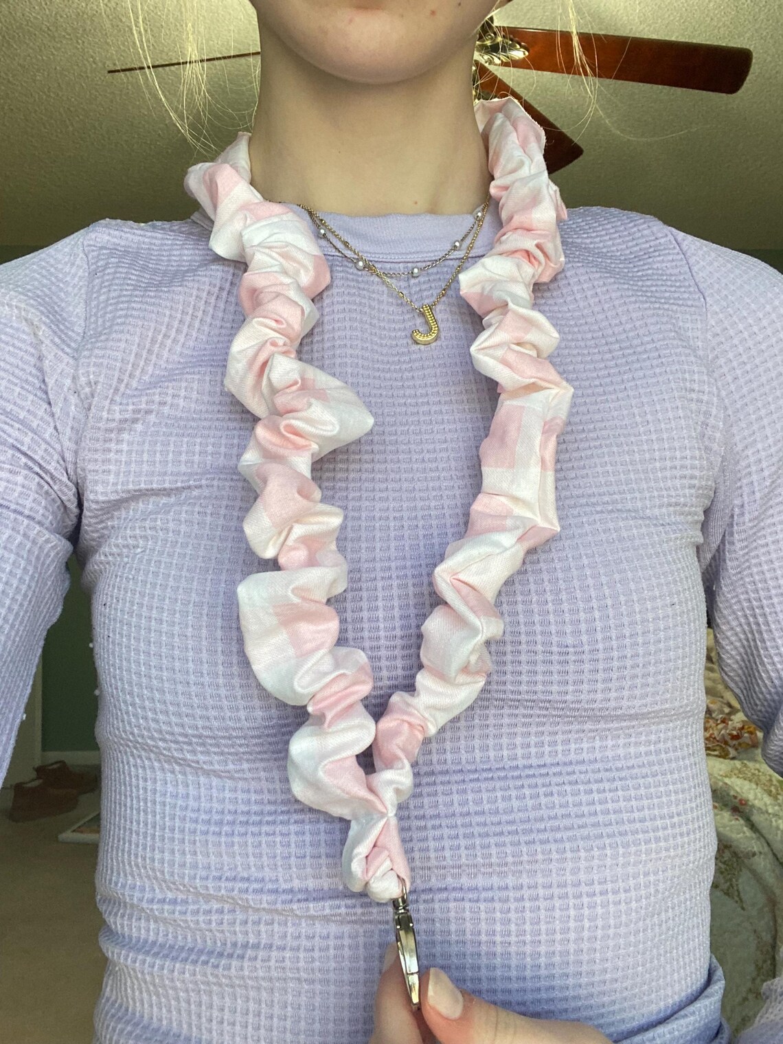 Scrunchie Elastic Lanyard - Etsy