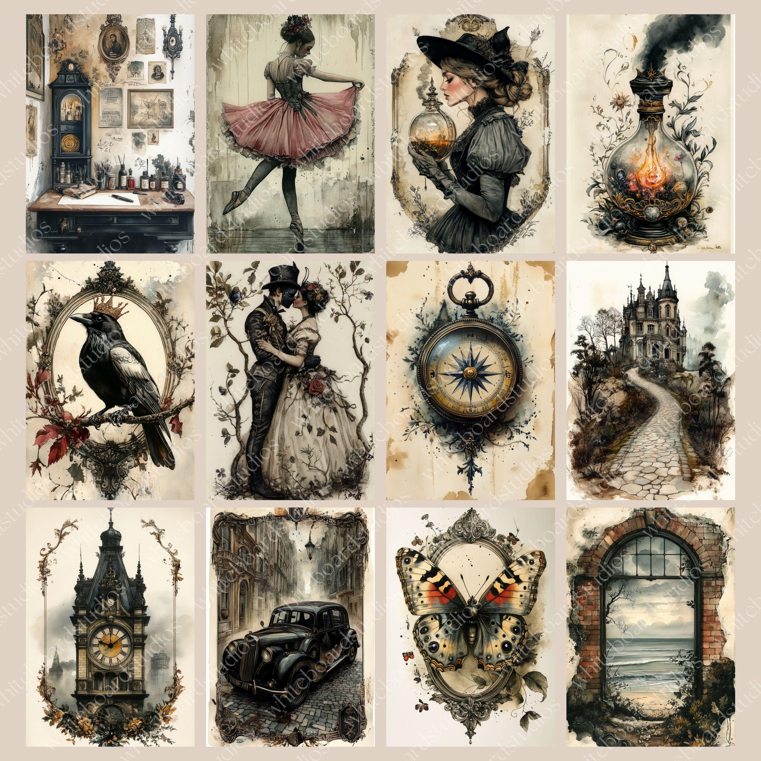 Vintage Steampunk Junk Journal, Retro Futuristic Shabby Chic Nostalgia ...