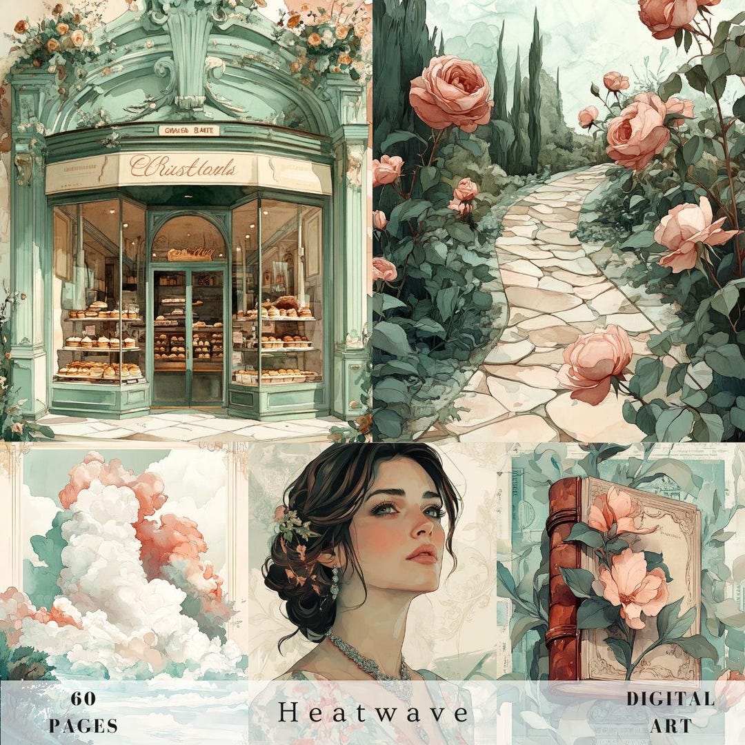 Summer Junk Journal Pages, Latin Vibe Digital Printable Scrapbook Paper ...