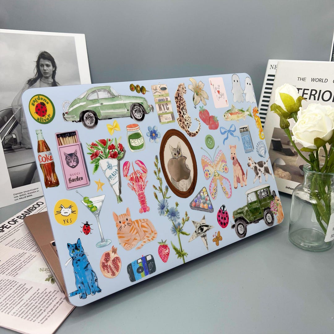 Cats and Cars Hard MacBook Case for Air 15 14 13 11, MacBook Pro 16 15 ...