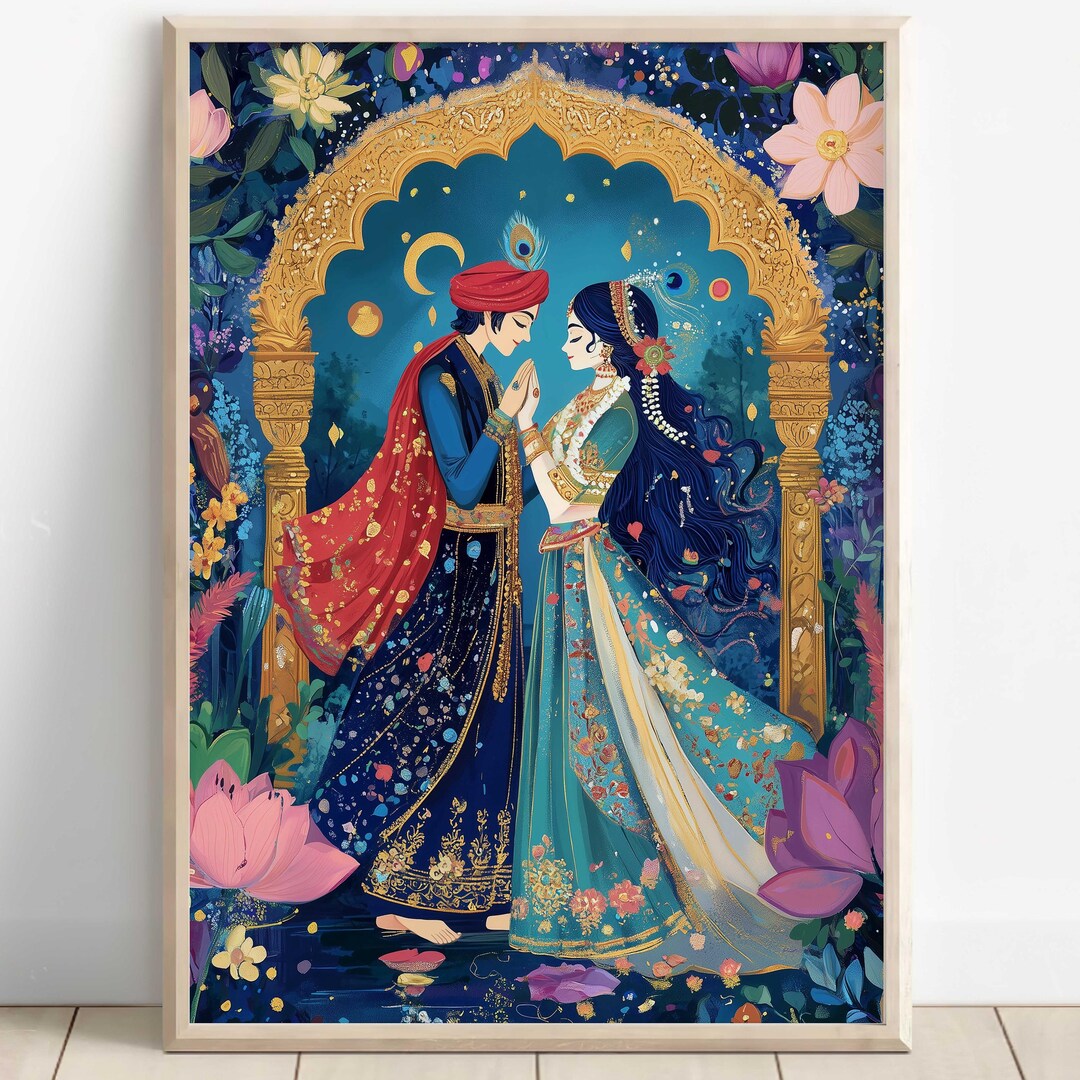 Krishna Art, Krishna and Radha, Radha Krishna, Krishna Painting, Hindu ...
