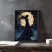 Nyx Wall Art, Greek Goddess of the Night Sky, Nyx Canvas, Mythology ...
