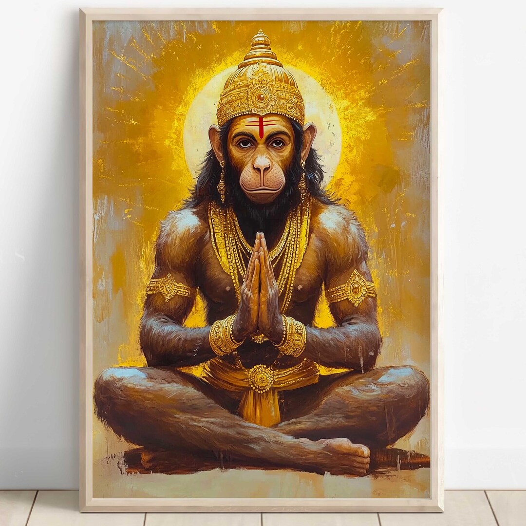 Hanuman Art, Hanuman Painting, Jai Bajarang Bali, Hanuman Art, Hindu ...