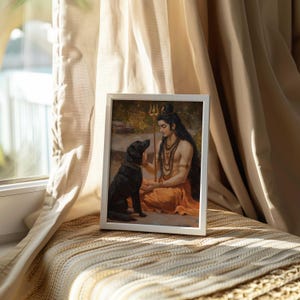 Shiva, God Shiva, Shiv With Dog, Hindu God, Shiv Art, Indian God, Shiva ...
