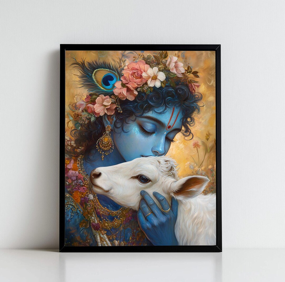 Krishna Art, Lord Krishna, Jai Shri Krishna, Krishna Painting, Hindu ...