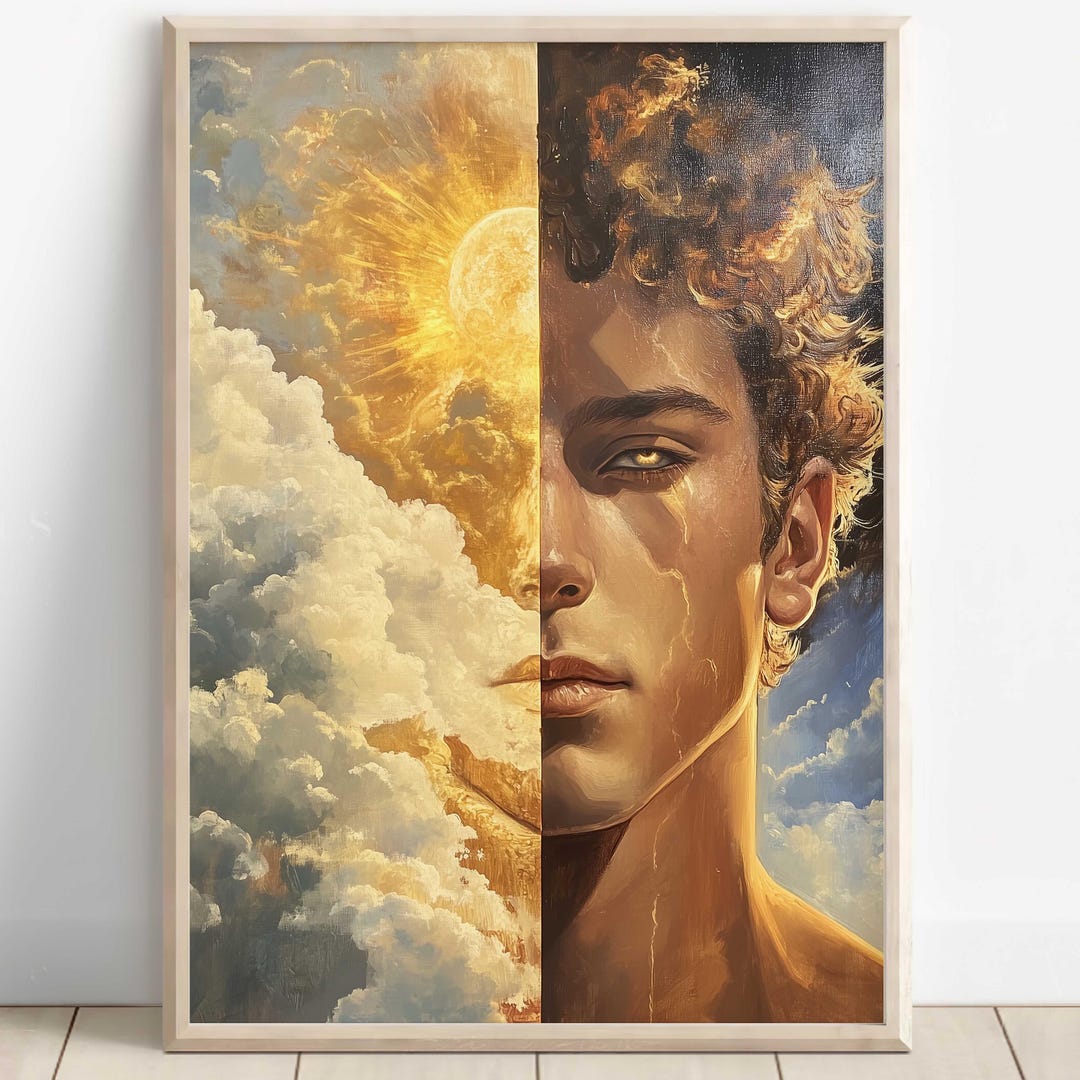 Apollo Wall Art, God of the Sun, Greek Gods Poster, Greek God Decor ...