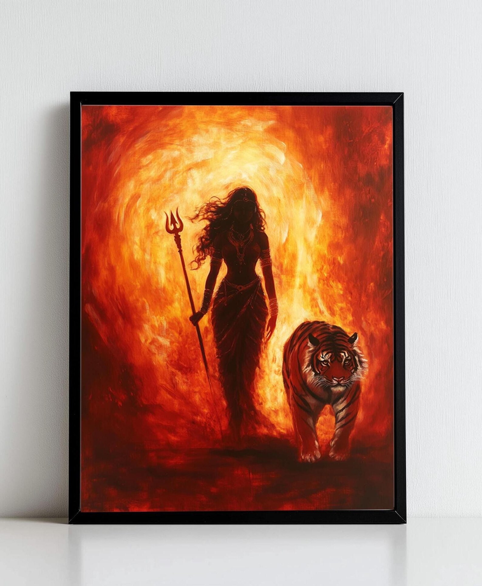 Durga, Goddess Durga, Hindu Goddess, Durga Art, Durga Painting, Hindu ...