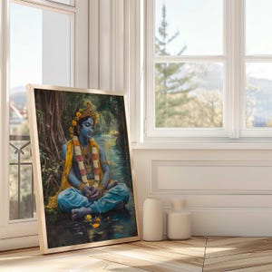 Krishna Art, Lord Krishna, Jai Shri Krishna, Krishna Painting, Hindu ...