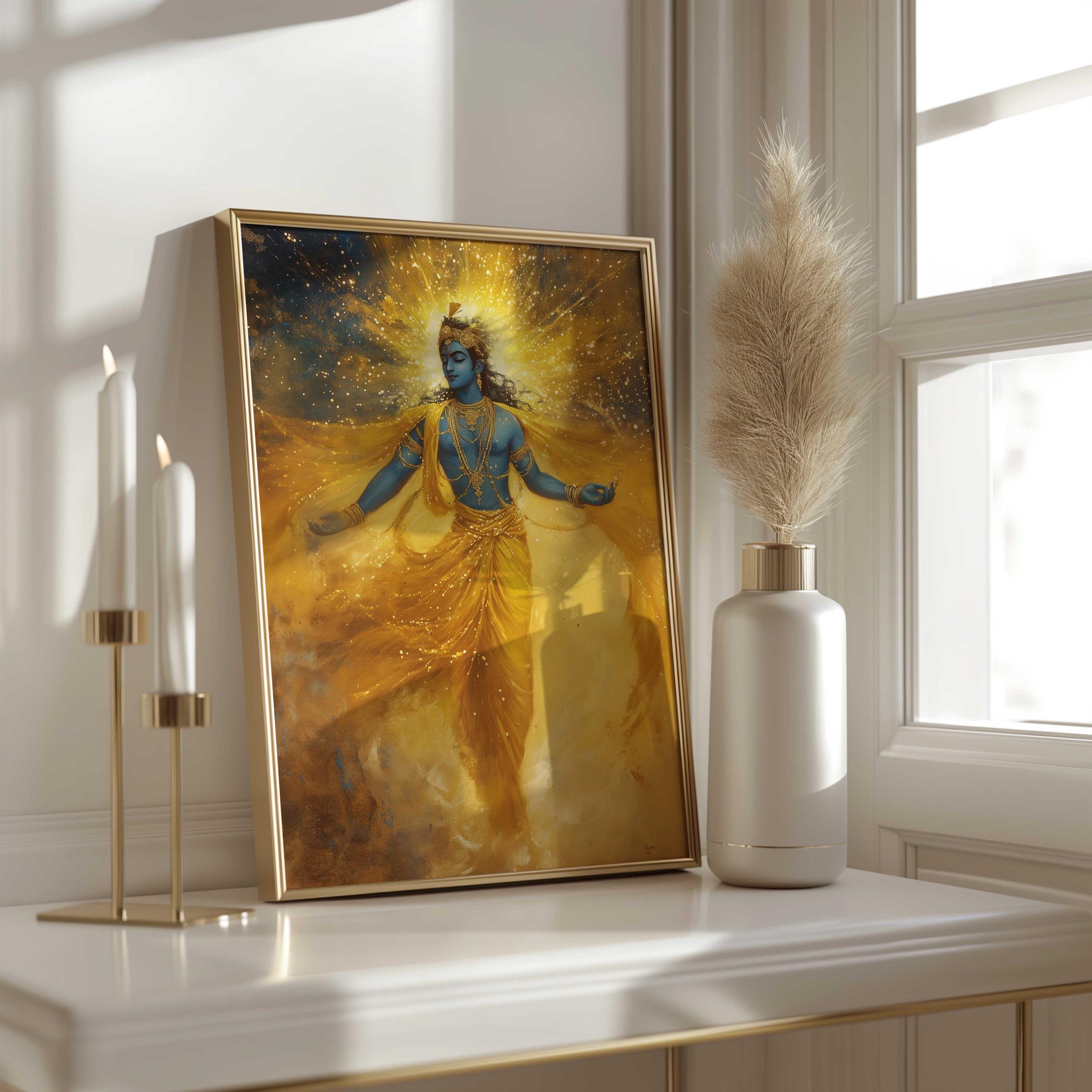 Krishna Art, Lord Krishna, Jai Shri Krishna, Krishna Painting, Hindu ...