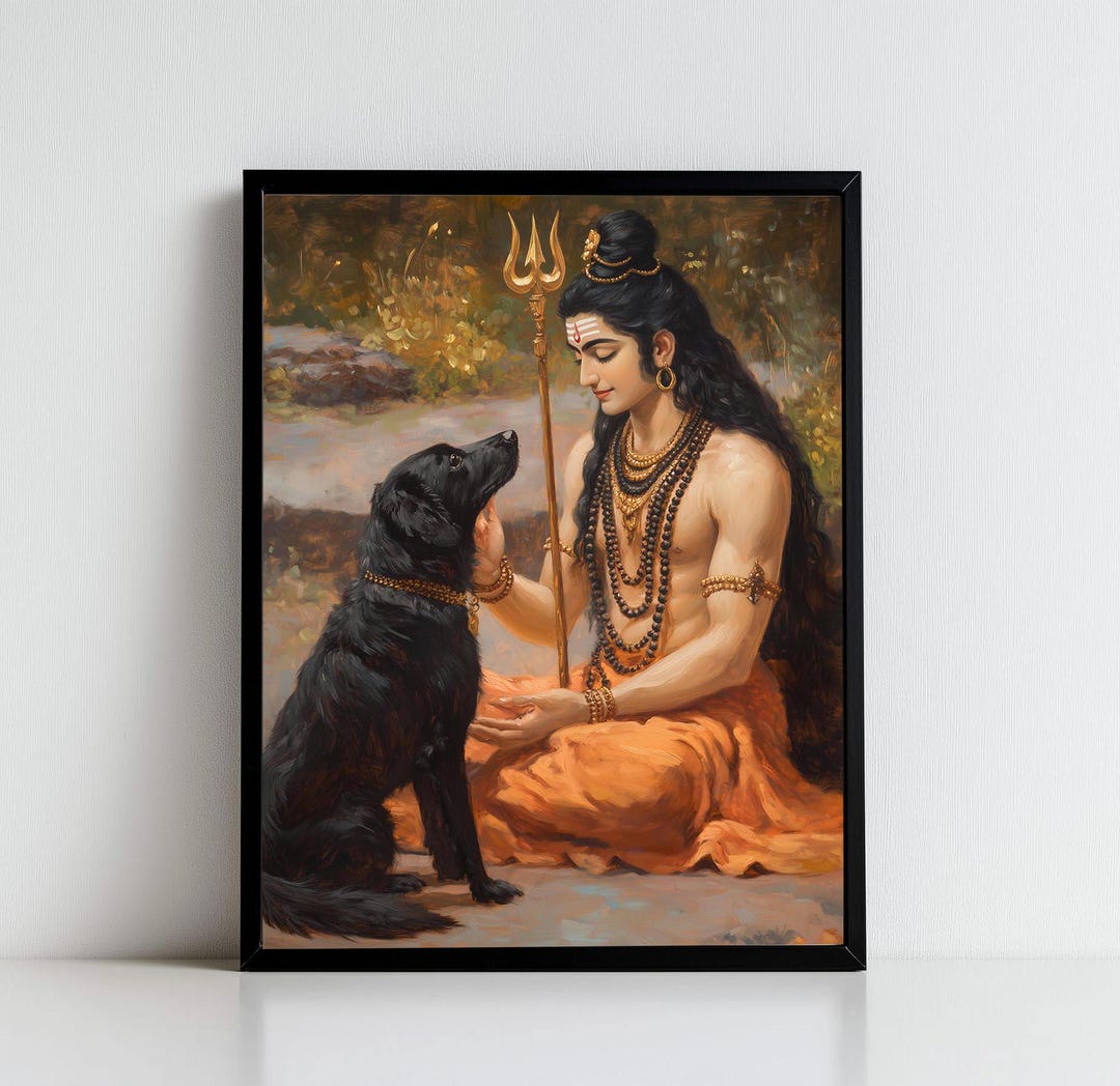 Shiva, God Shiva, Shiv With Dog, Hindu God, Shiv Art, Indian God, Shiva ...
