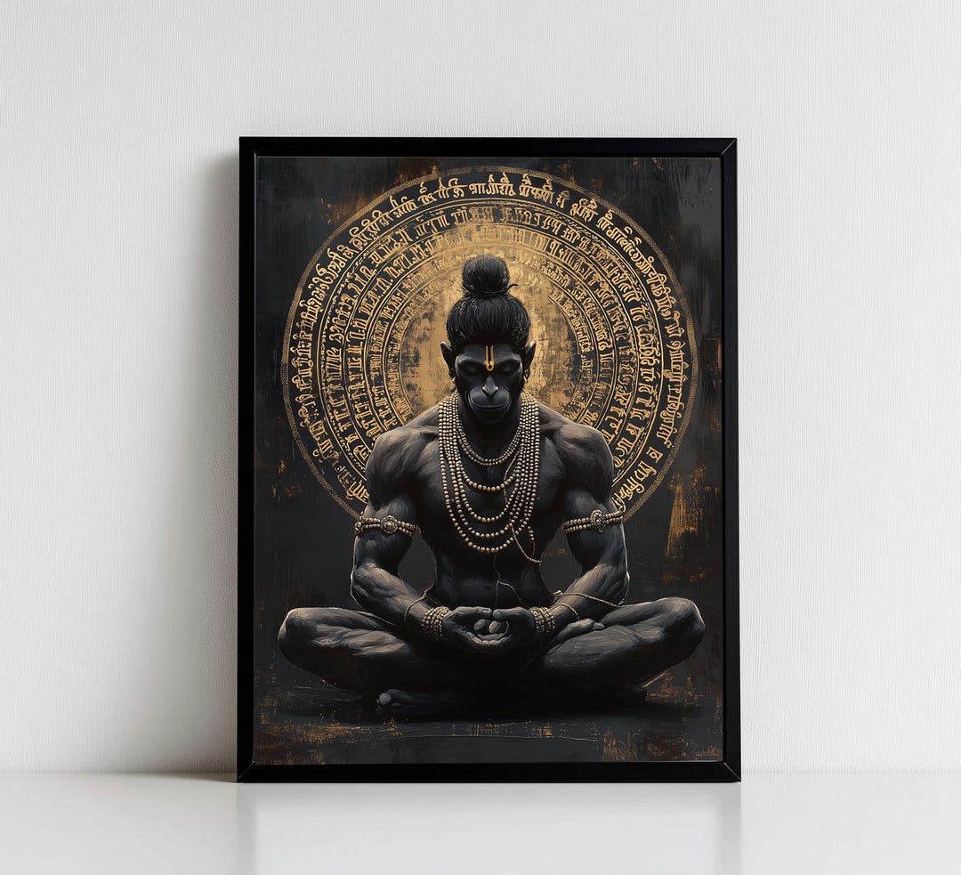 Hanuman Art, Hanuman Meditating, Lord Hanuman, Jai Bajarang Bali ...