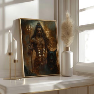 Shiva, God Shiva, Shiva With Dog, Hindu God, Shiv Art, Indian God ...