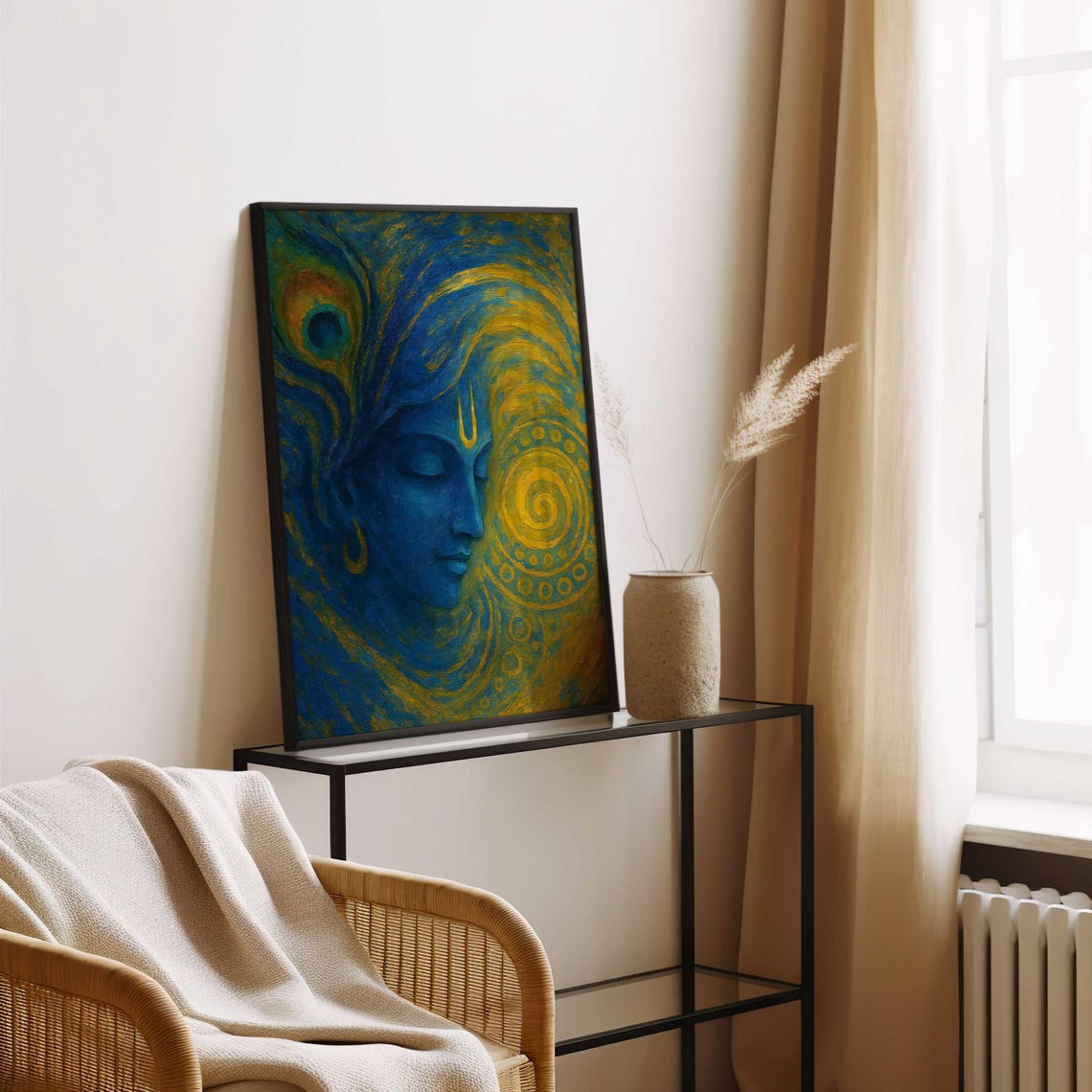 Krishna Abstract Art, Lord Krishna, Krishna Painting, Hindu God, Hindu ...