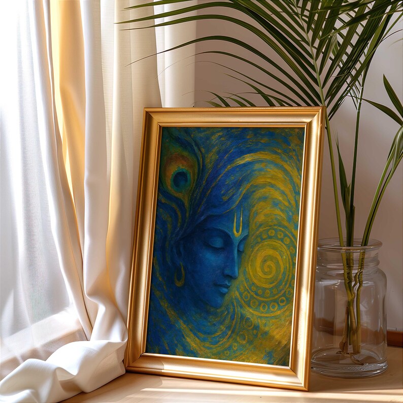 Krishna Abstract Art, Lord Krishna, Krishna Painting, Hindu God, Hindu ...