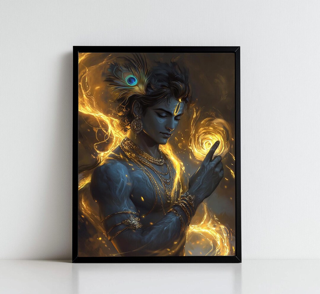Krishna Art, Lord Krishna, Jai Shri Krishna, Krishna Painting, Hindu ...