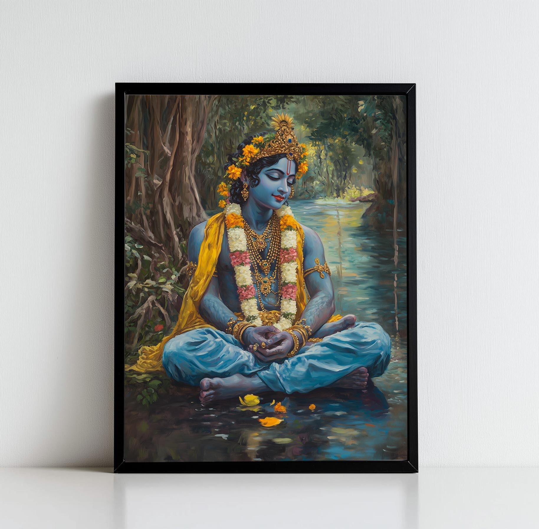 Krishna Art, Lord Krishna, Jai Shri Krishna, Krishna Painting, Hindu ...