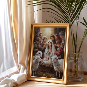 Christian Art, Birth of Jesus, Mother Mary, Jesus Birth, Modern ...