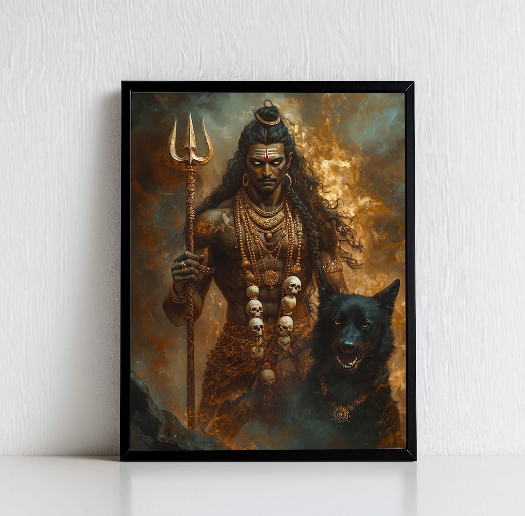 Shiva, God Shiva, Shiva With Dog, Hindu God, Shiv Art, Indian God ...