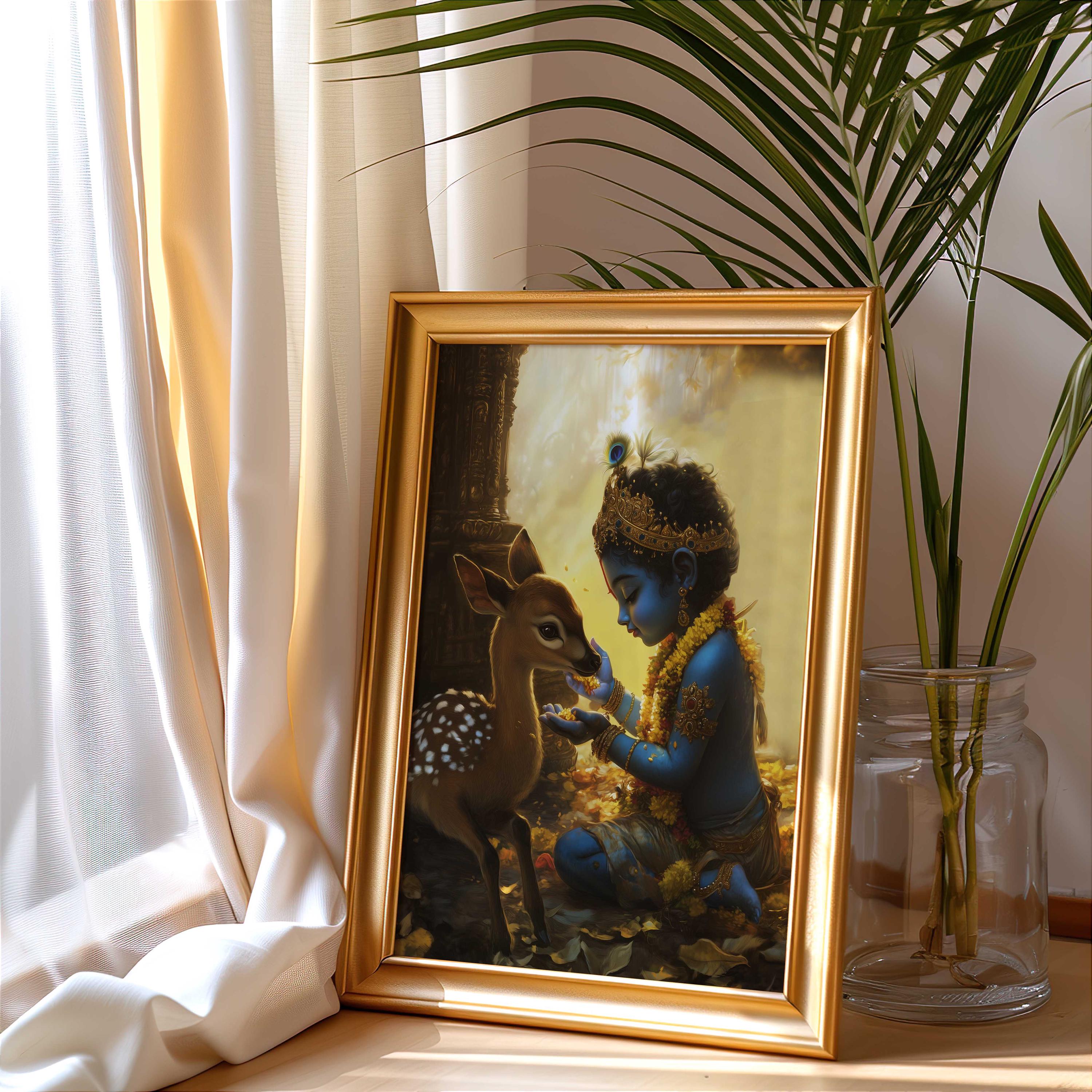 Little Krishna, Lord Krishna, Jai Shri Krishna, Krishna Painting, Hindu ...