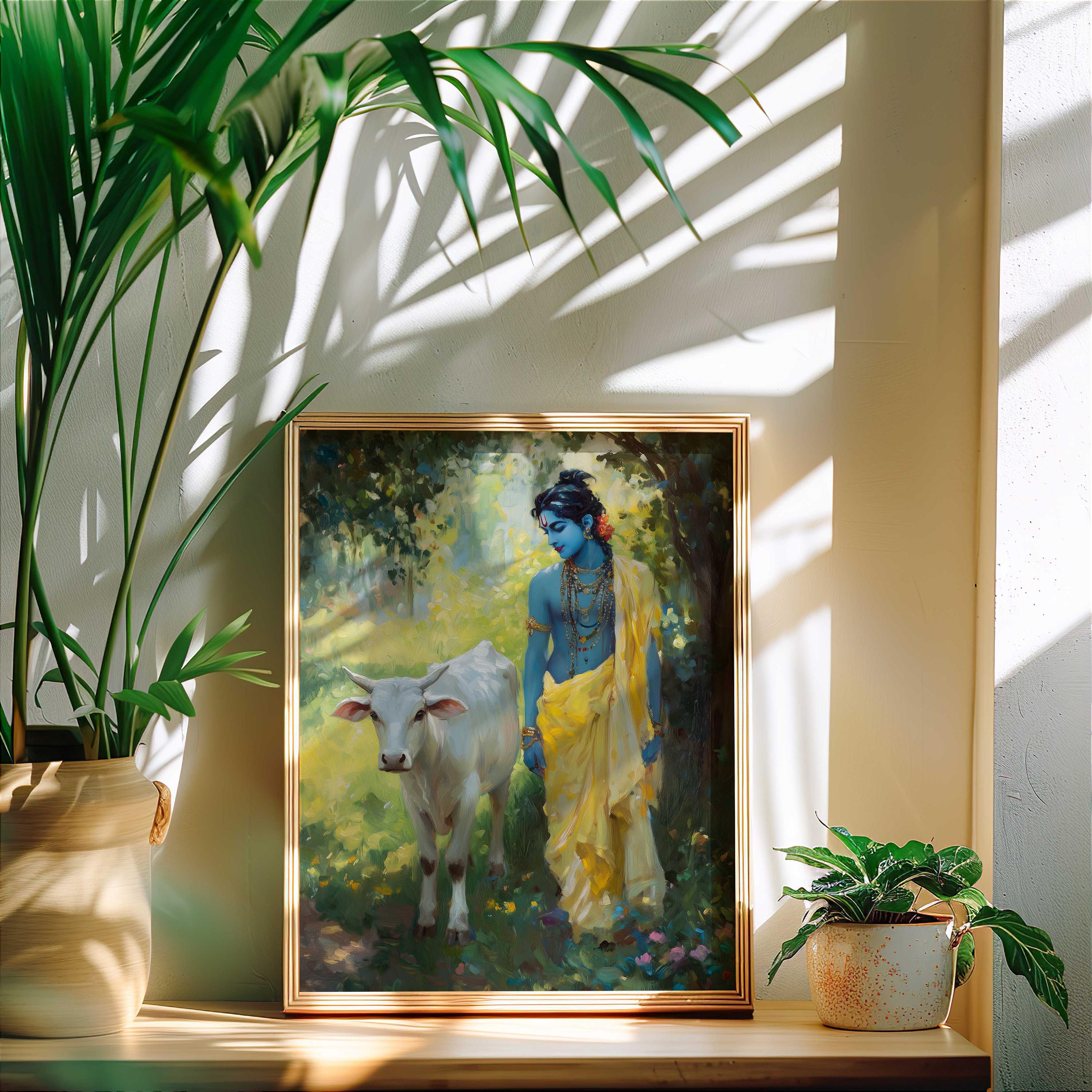 Krishna Art, Lord Krishna, Jai Shri Krishna, Krishna Painting, Hindu ...