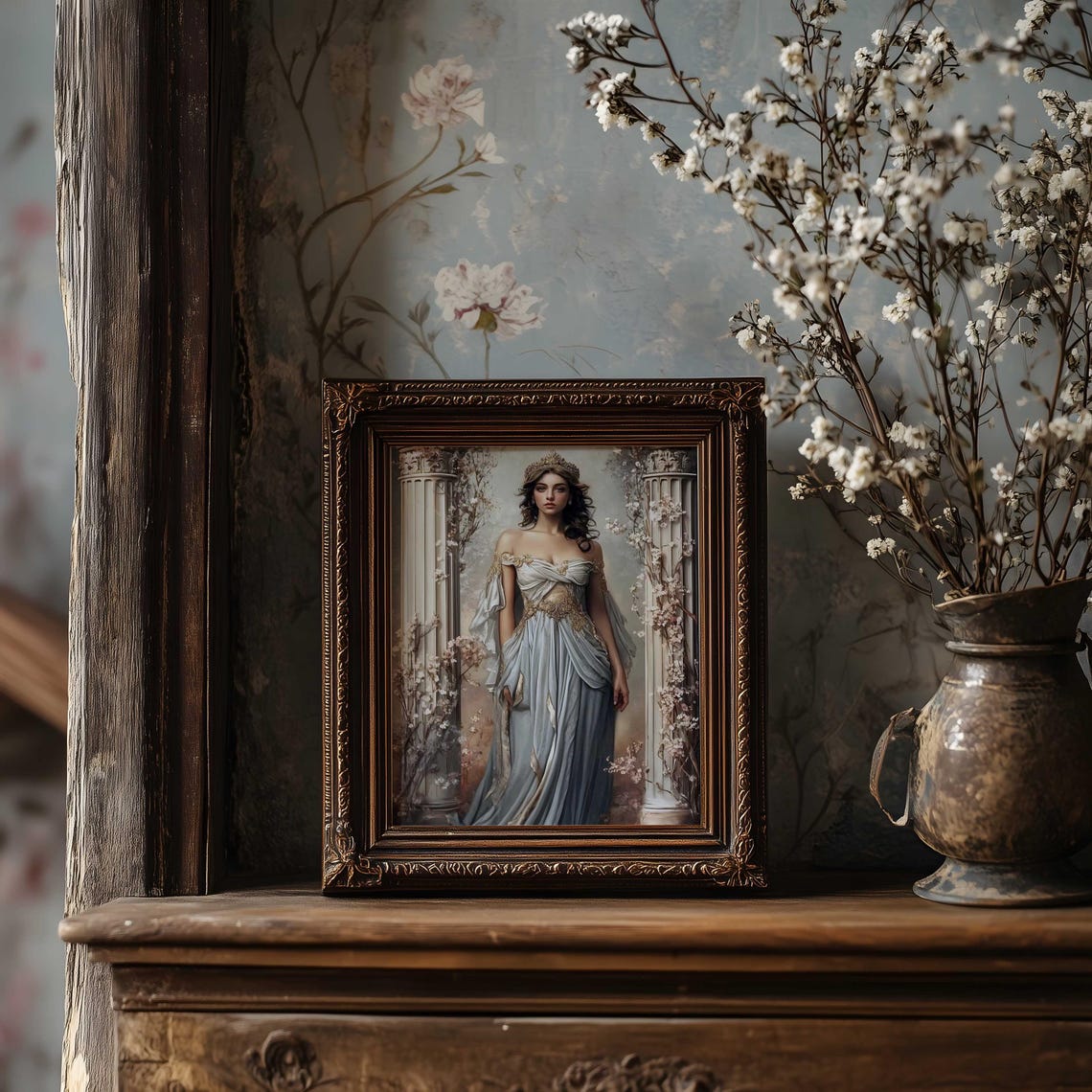 Hera Wall Art, Greek Goddess of Marriage and Queenship, Mythology ...