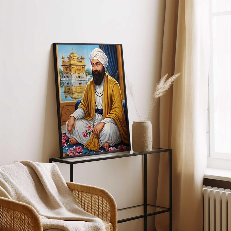 Sikh Art | Guru Ram Das Sahib | Fourth Sikh Guru From 1574 to 1581 ...