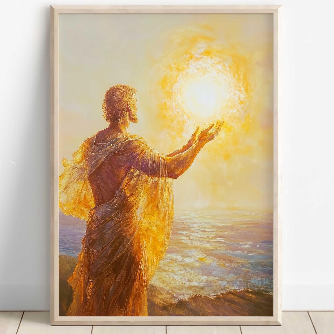 Helios Wall Art, God of the Sun, Greek Gods Poster, Greek God Decor ...