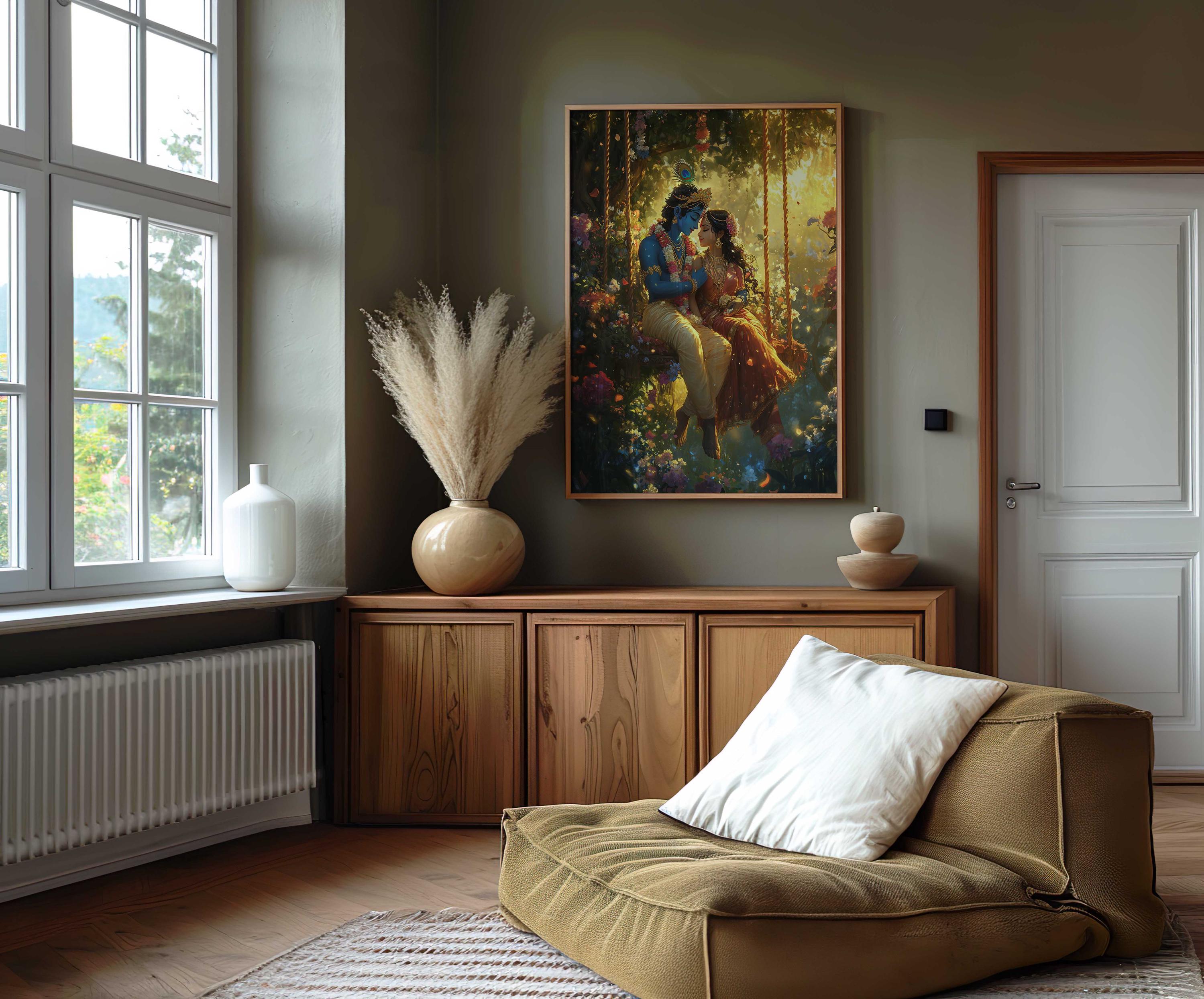 Krishna Art, Krishna and Radha, Radha Krishna, Krishna Painting, Hindu ...