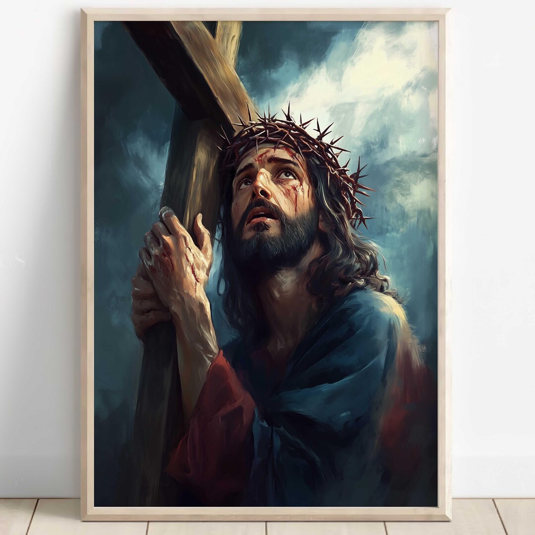 Christian Art, Crucifixion, Jesus Will Save You, Modern Christian ...