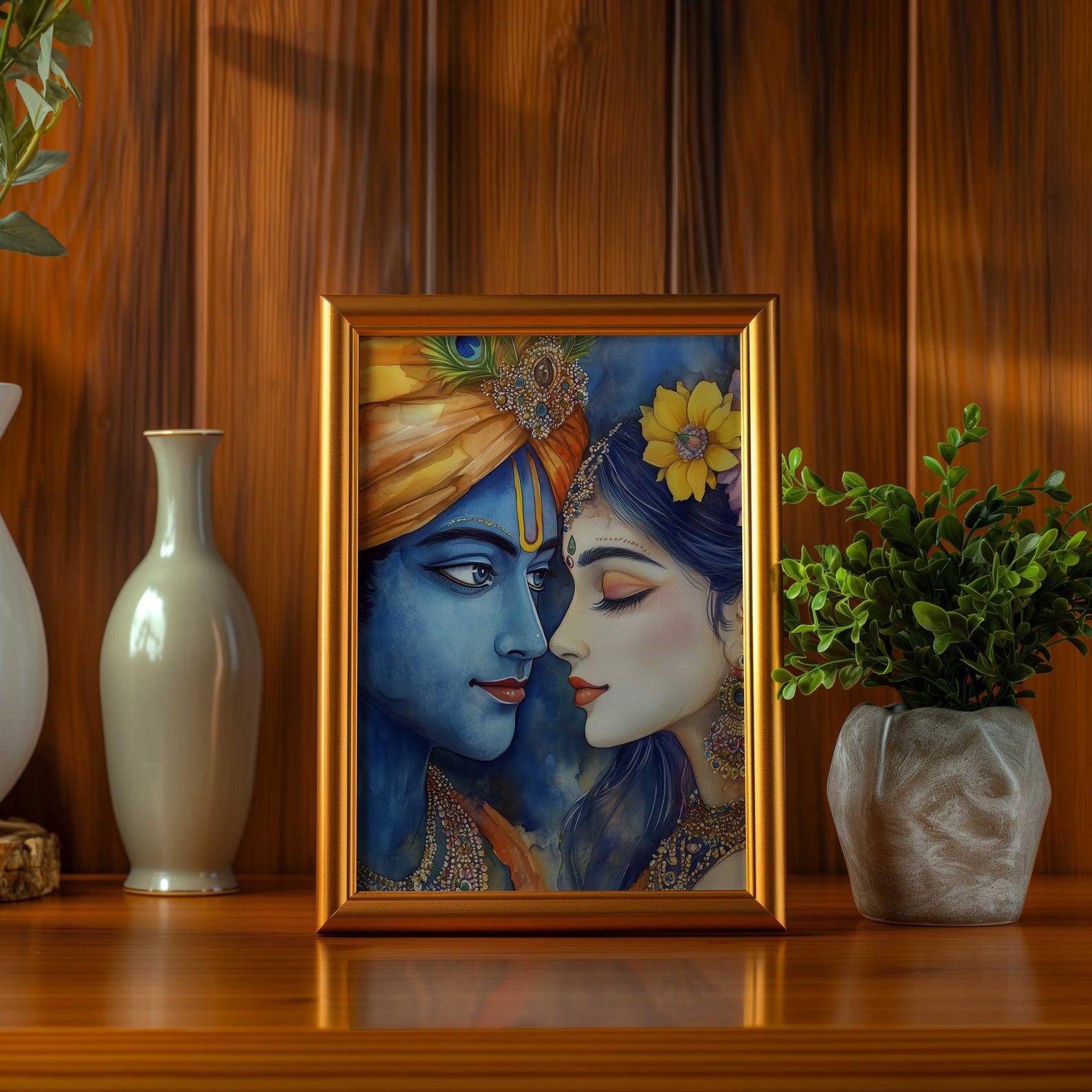 Krishna Art, Krishna and Radha, Radha Krishna, Krishna Painting, Hindu ...