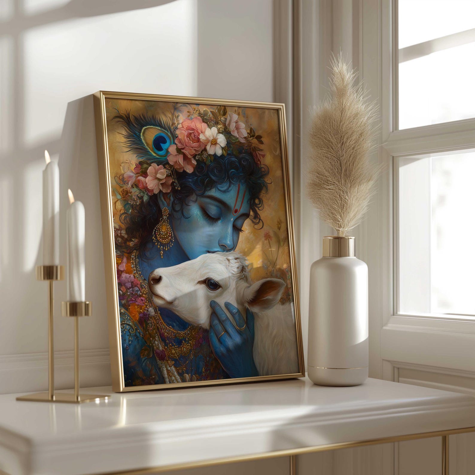 Krishna Art, Lord Krishna, Jai Shri Krishna, Krishna Painting, Hindu ...