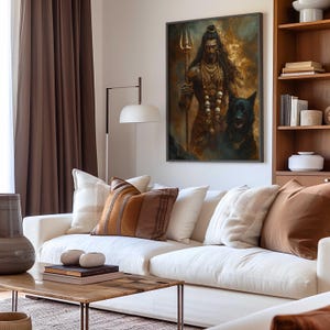 Shiva, God Shiva, Shiva With Dog, Hindu God, Shiv Art, Indian God ...