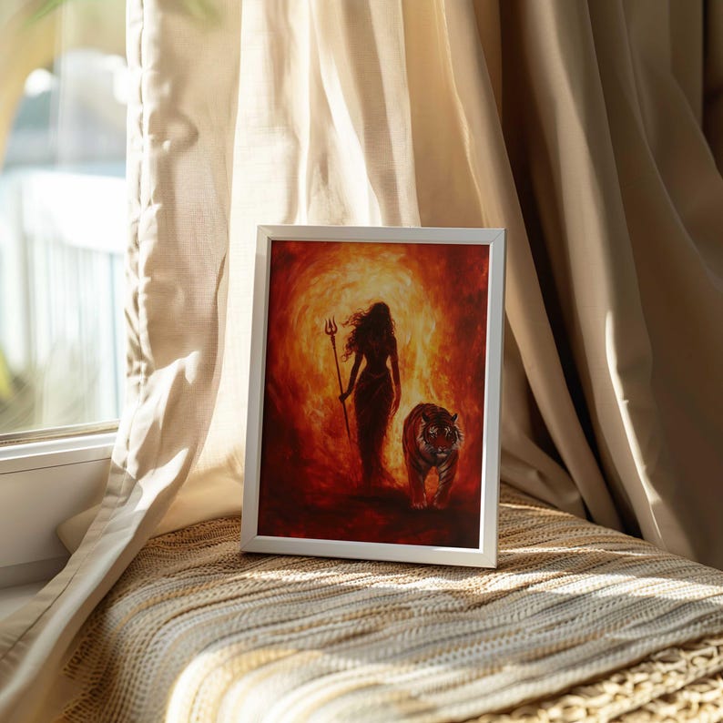 Durga, Goddess Durga, Hindu Goddess, Durga Art, Durga Painting, Hindu ...