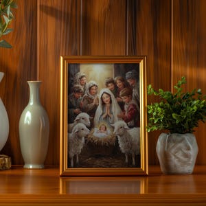 Christian Art, Birth of Jesus, Mother Mary, Jesus Birth, Modern ...