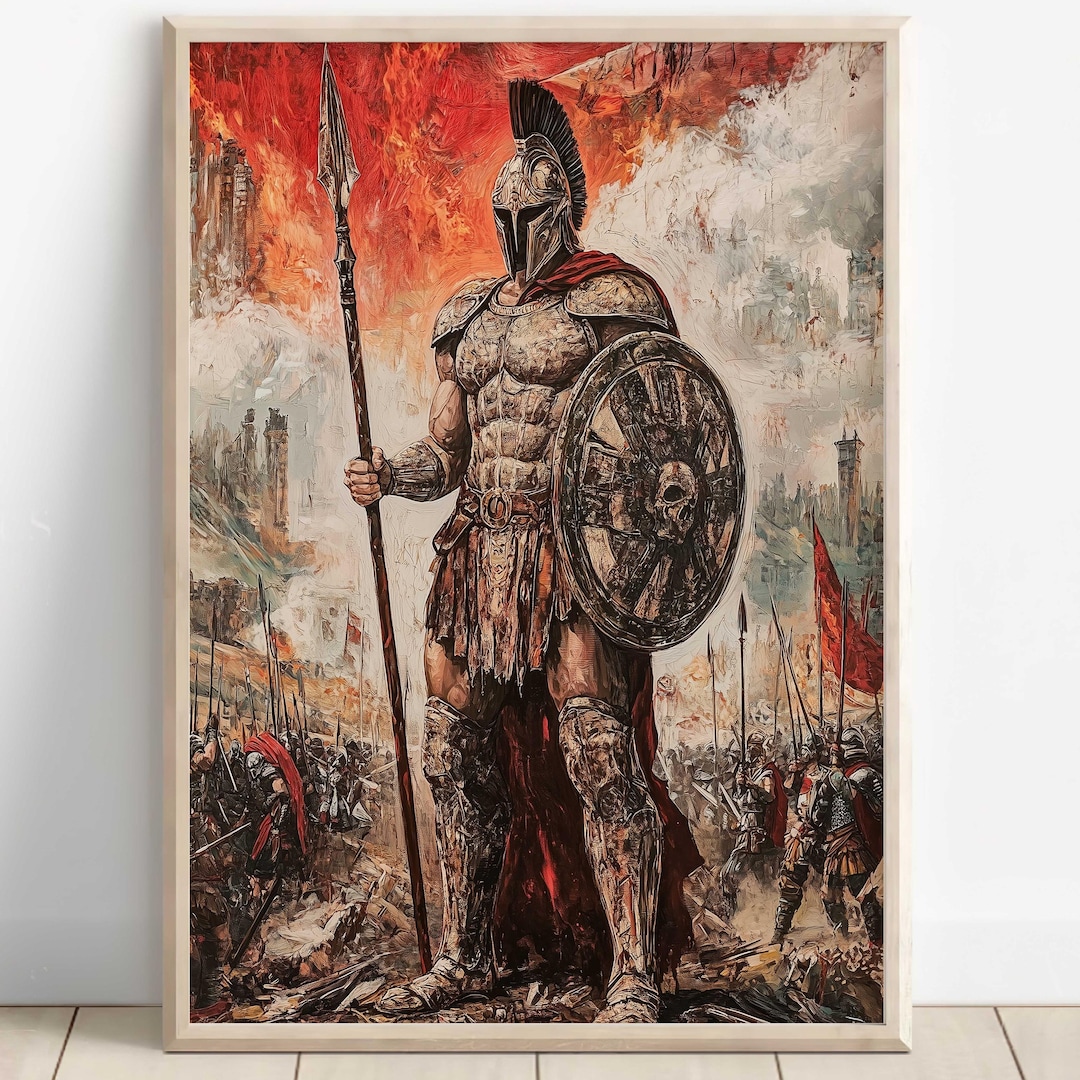Ares Wall Art, God of War, Greek Gods Poster, Greek God Decor, Greek ...