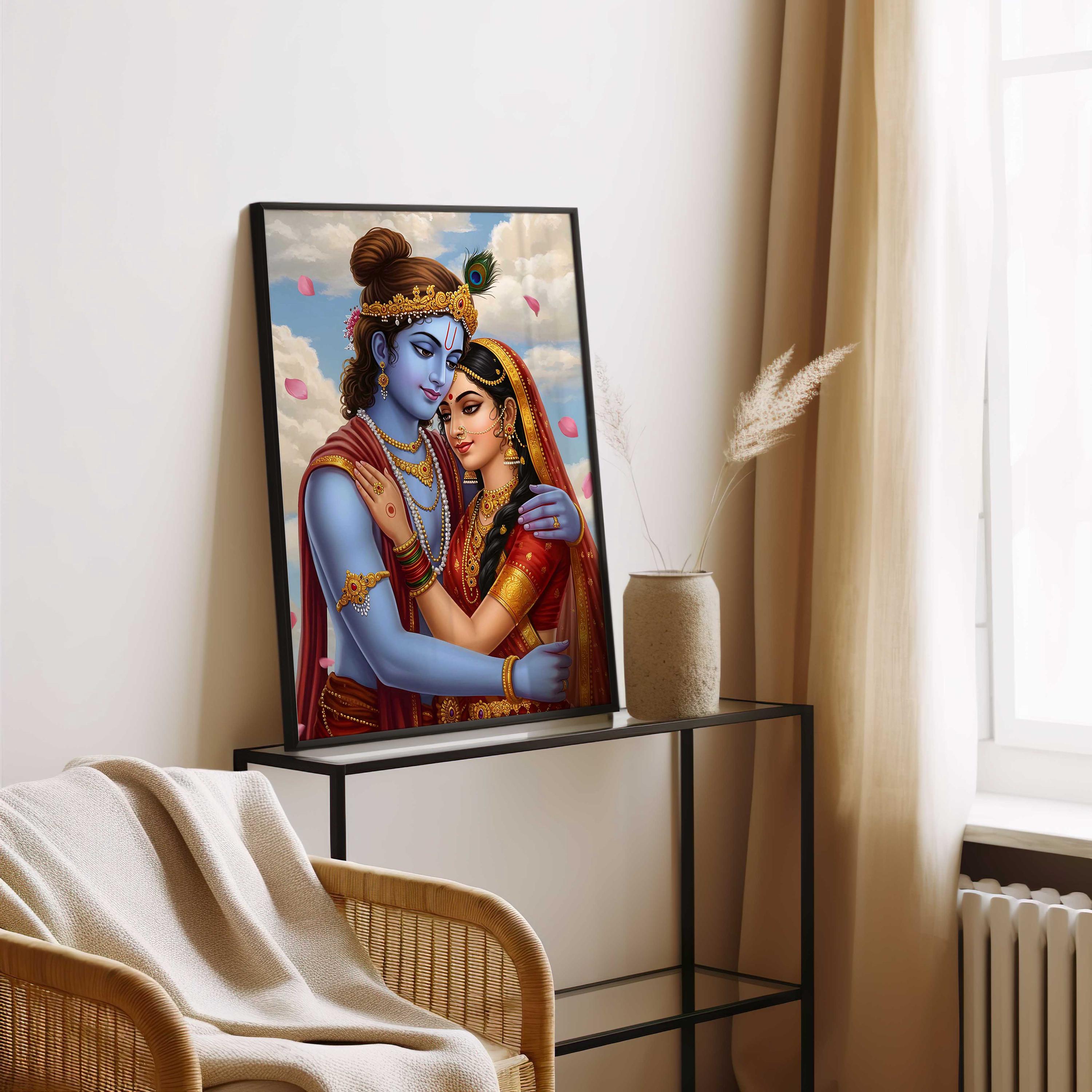 Krishna Art, Krishna and Radha, Radha Krishna, Krishna Painting, Hindu ...