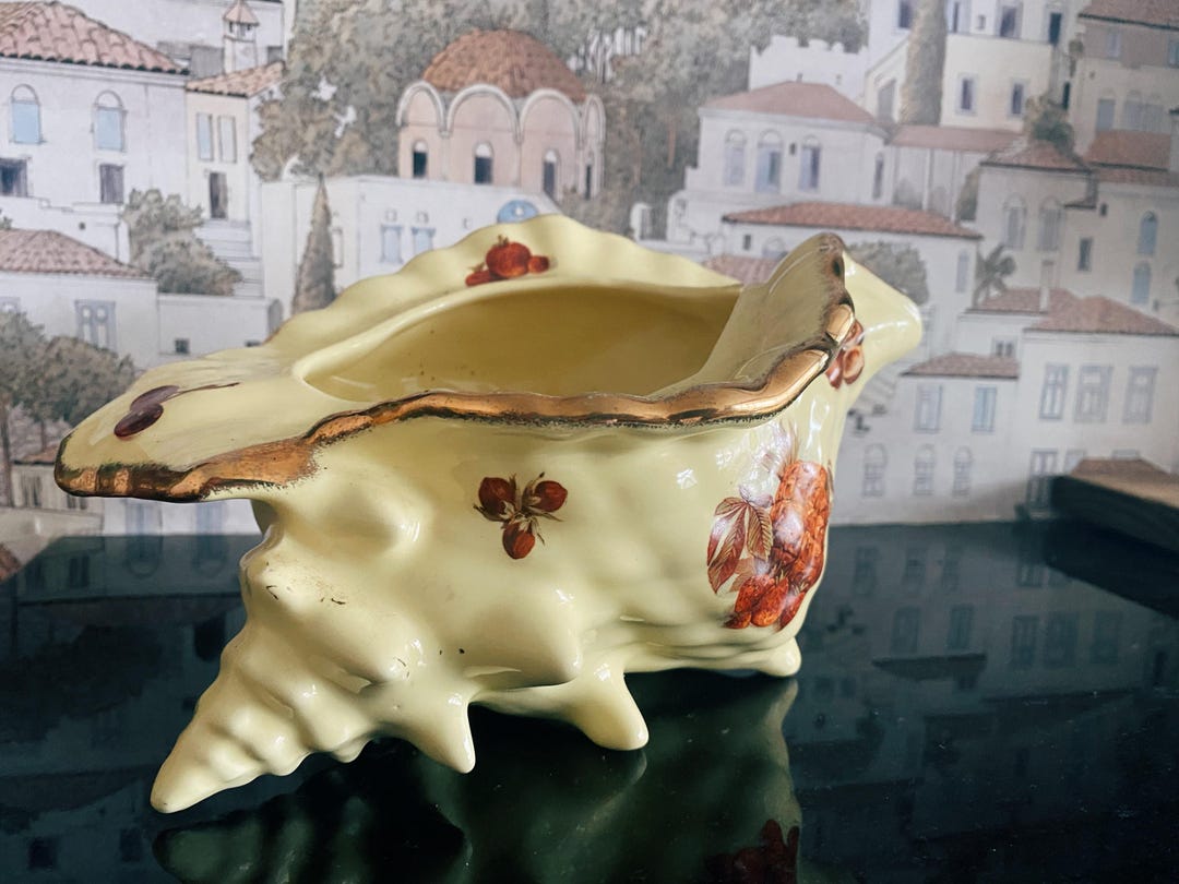 KLM Porcelain Yellow Shell - Etsy