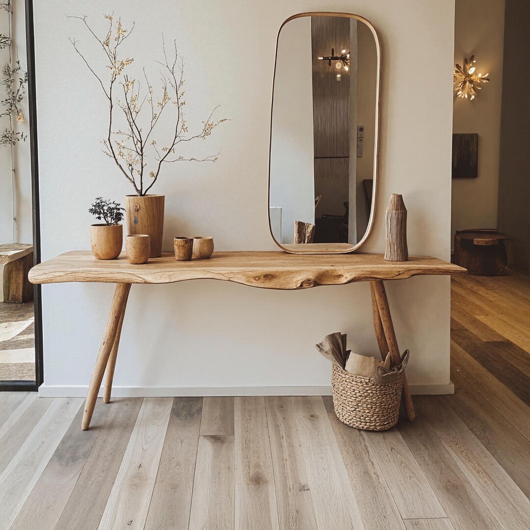 Custom Console Table Rustic Console Table Farmhouse Console Table Wood ...