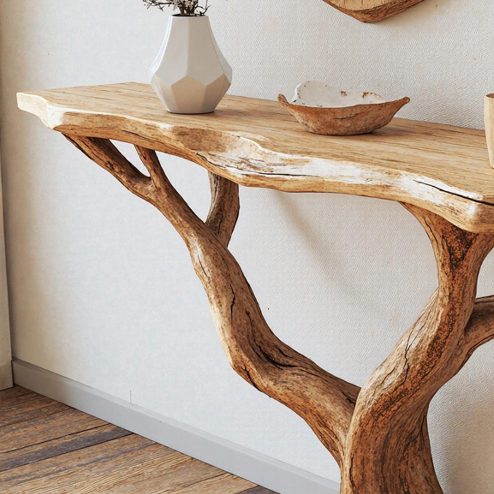 Custom Console Table Rustic Console Table Farmhouse Console Table Wood ...